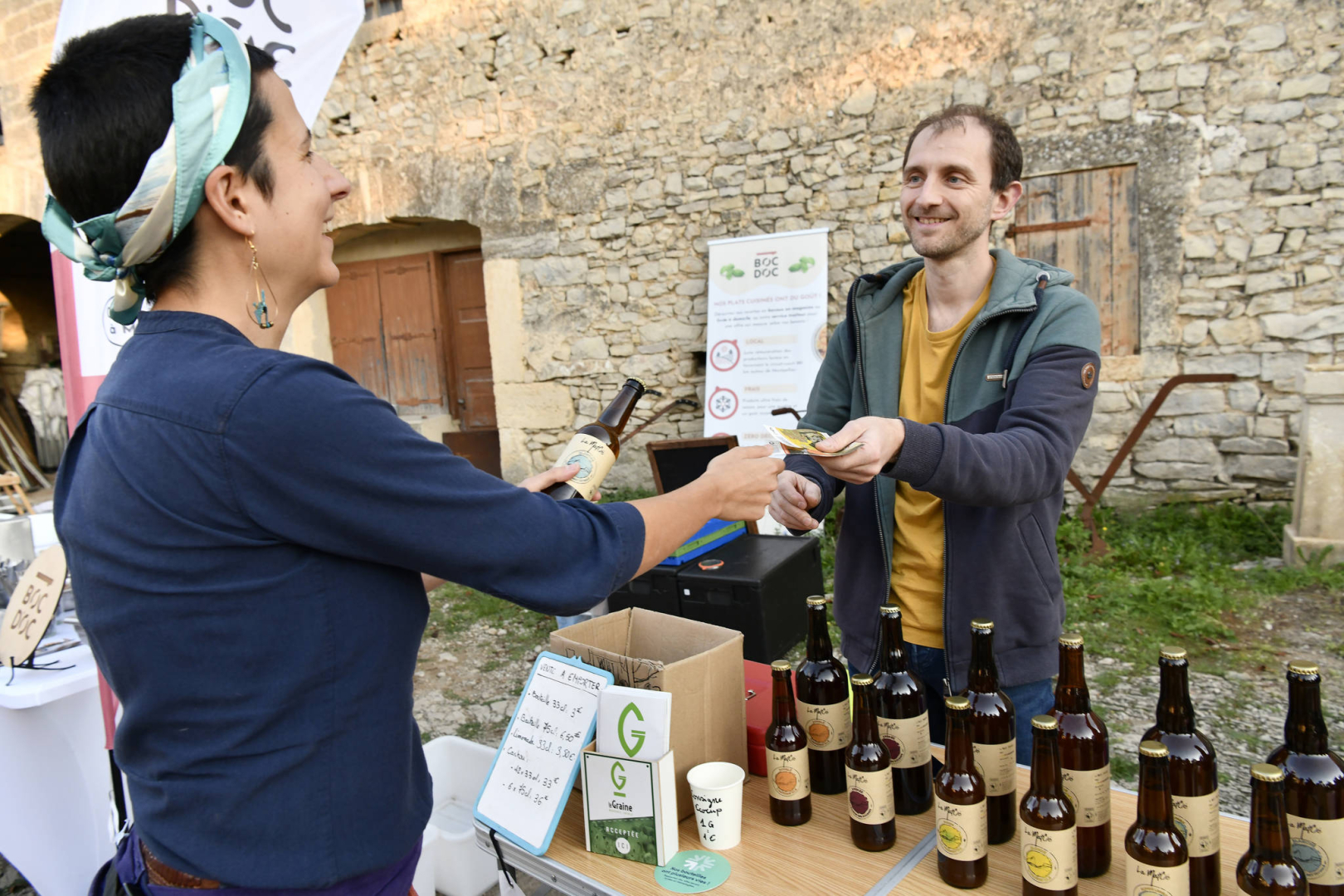 Un brasseur de bière artisanale se rémunère et effectue ses achats en ...